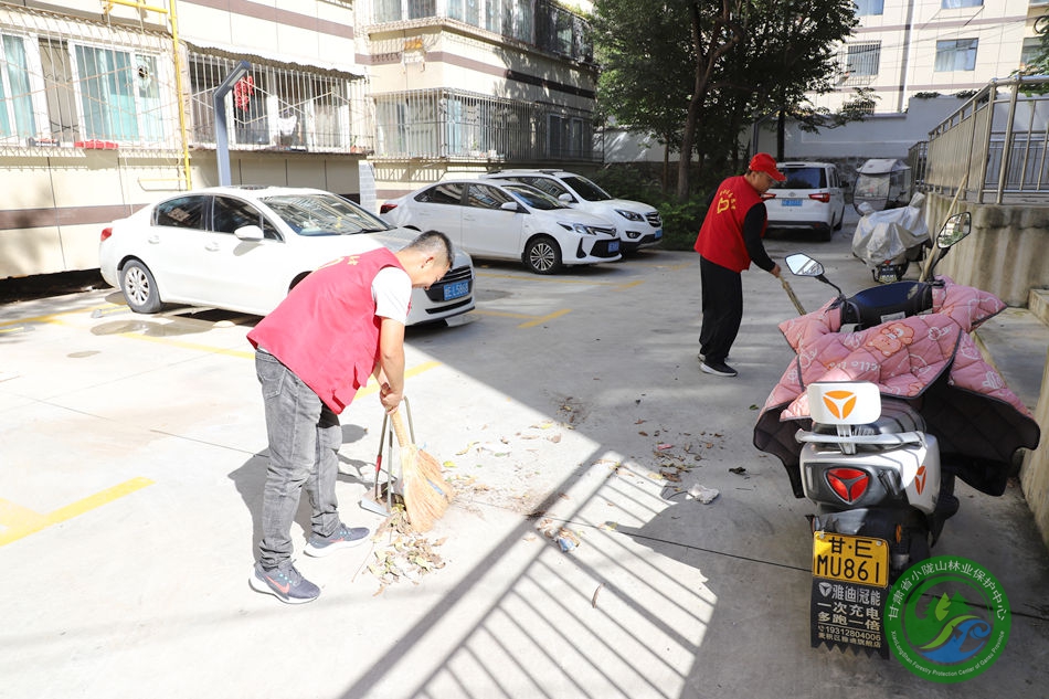 黑河管护中心开展党建联建志愿服务活动 - 黑河管护中心 - 甘肃省小陇山林业保护中心官方网站